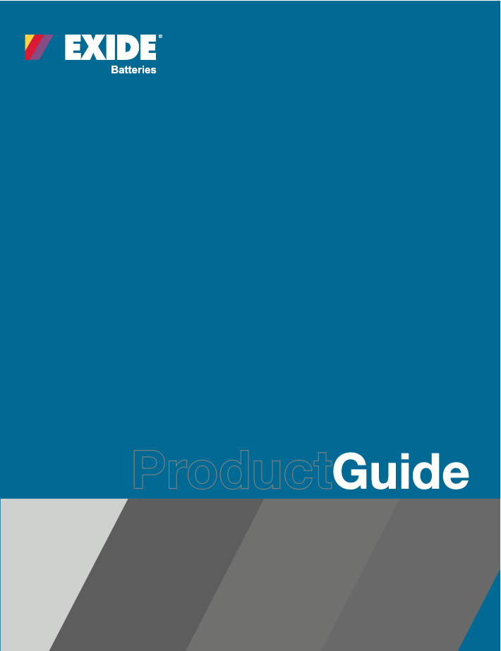 Exide Product Guide - Exide Batteries
